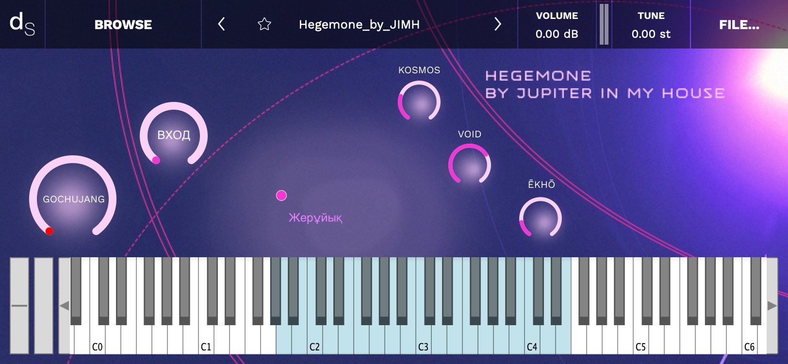 Hegemone by Jupiter in My House - decent|SAMPLES